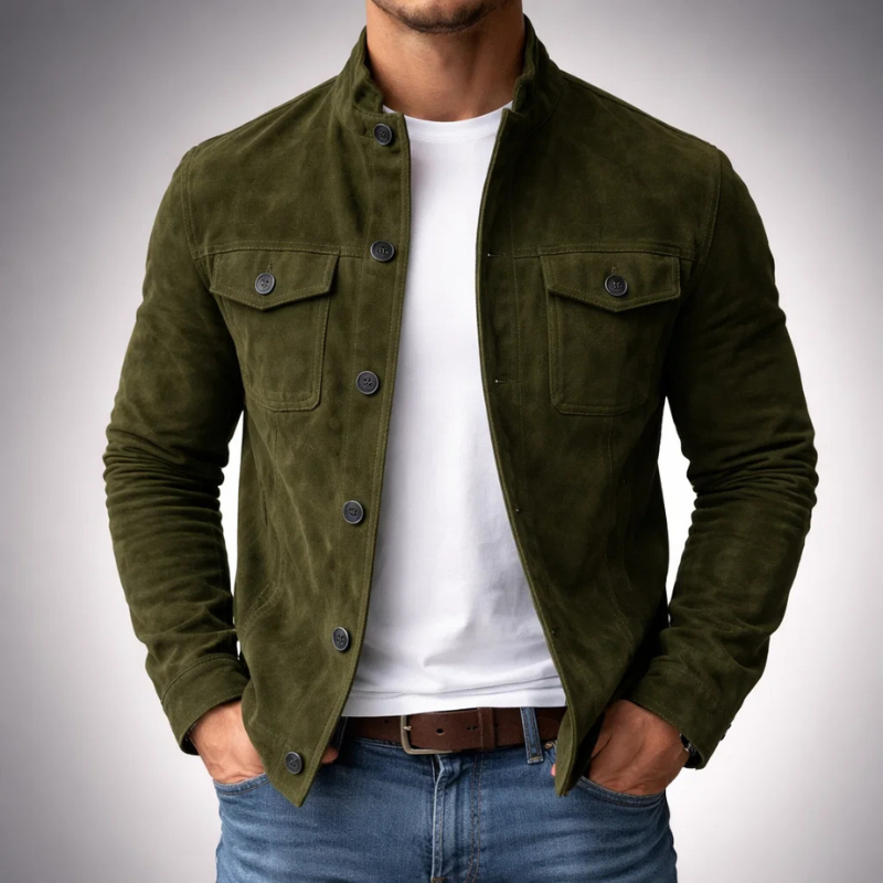 Haven Suede Jacket | Premium Quality, Military-Inspired Design – Zavonix